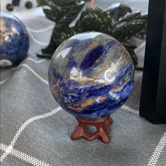 Accents | Sodalite Sphere With A Stand | Poshmark
